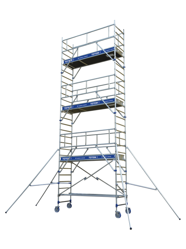 Échafaudage roulant Totem box 85 250cm 2 à 9 m Metaloc